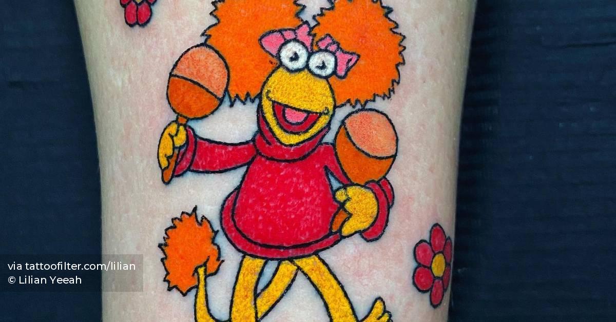 Red Fraggle Tattoos 8x10 Julia Child Tattoo Flash Printed On