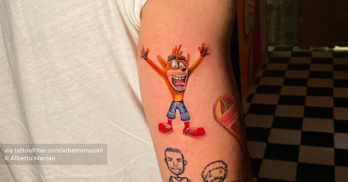 Crash Bandicoot Tattoos