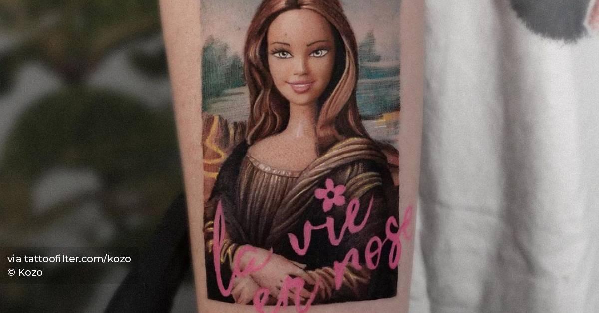 Mona Lisa x Barbie.