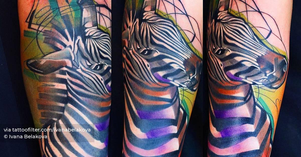 Zebra Print Tattoo For Men 60 Leopard Tattoos For Men - Designs With ...