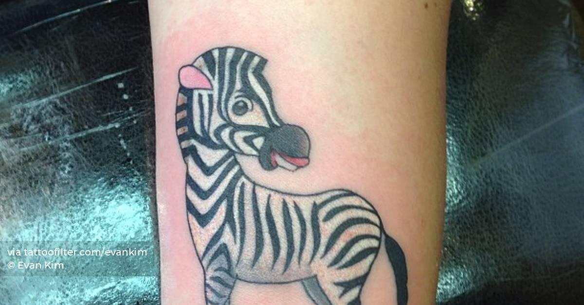 Cartoon Zebra Tattoos 548+ Zebra Tattoo Ideas BlackInk AI