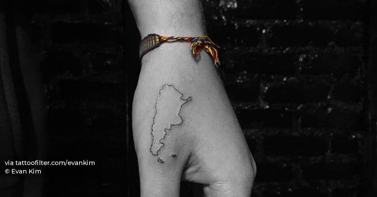 Cuba Map Tattoos 1x Cuba Map Flag Project Car Vinyl Waterproof