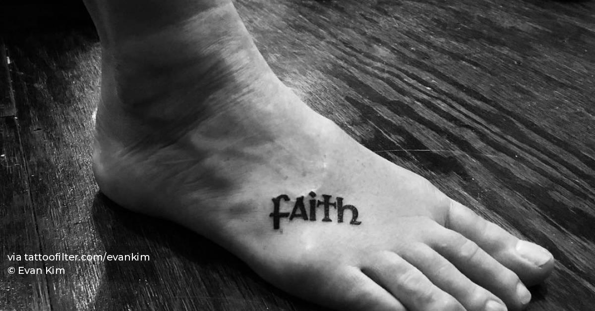 Walk on "Faith".