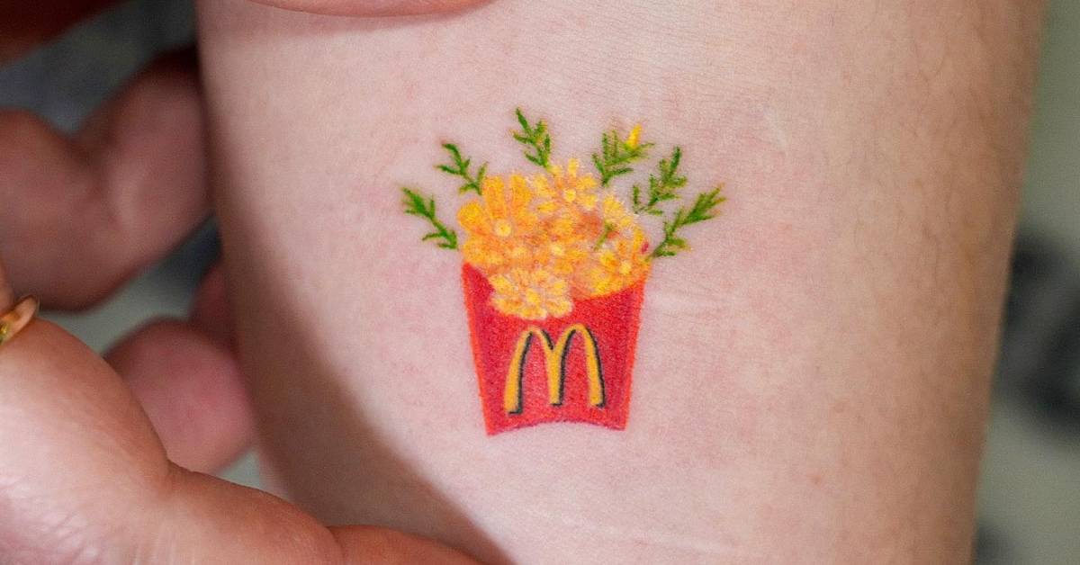 McDonald's flower fries.