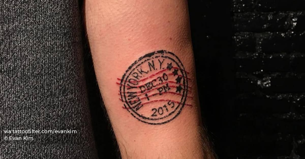 NYC post stamp.