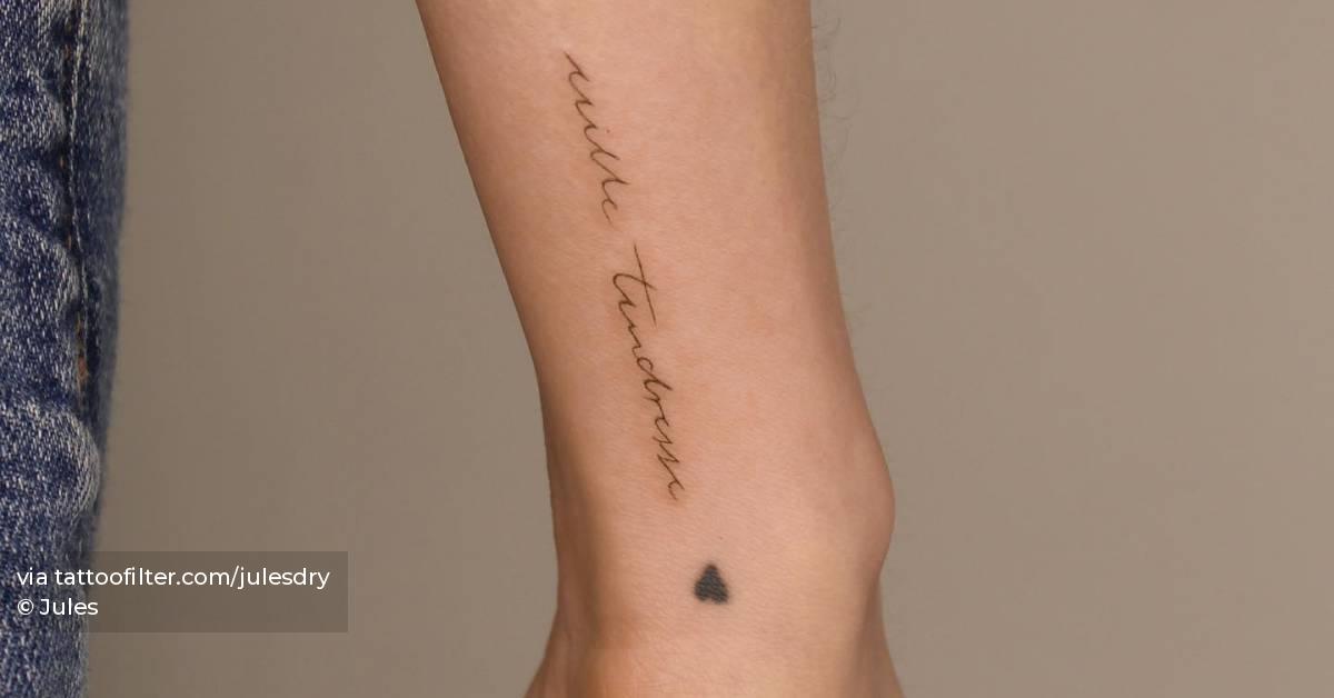 Cursive french tattoos - Bronctattooaus.com