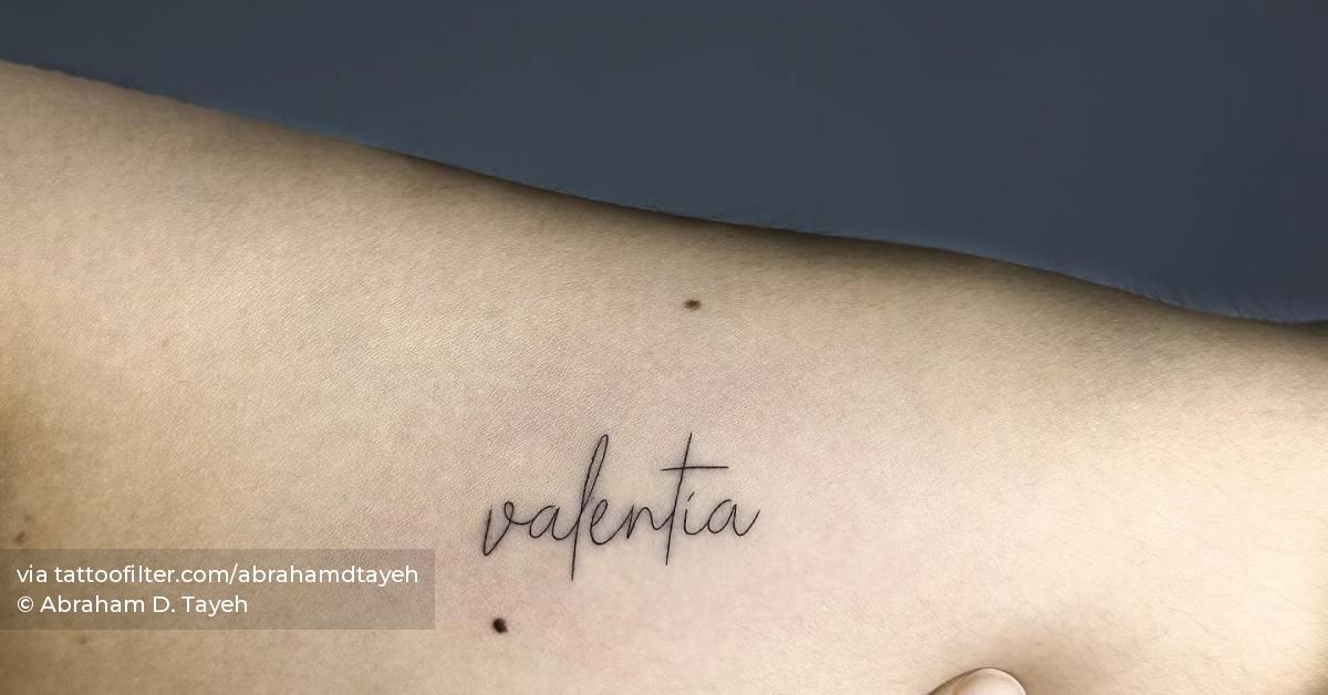 Nome Valentina Tattoos