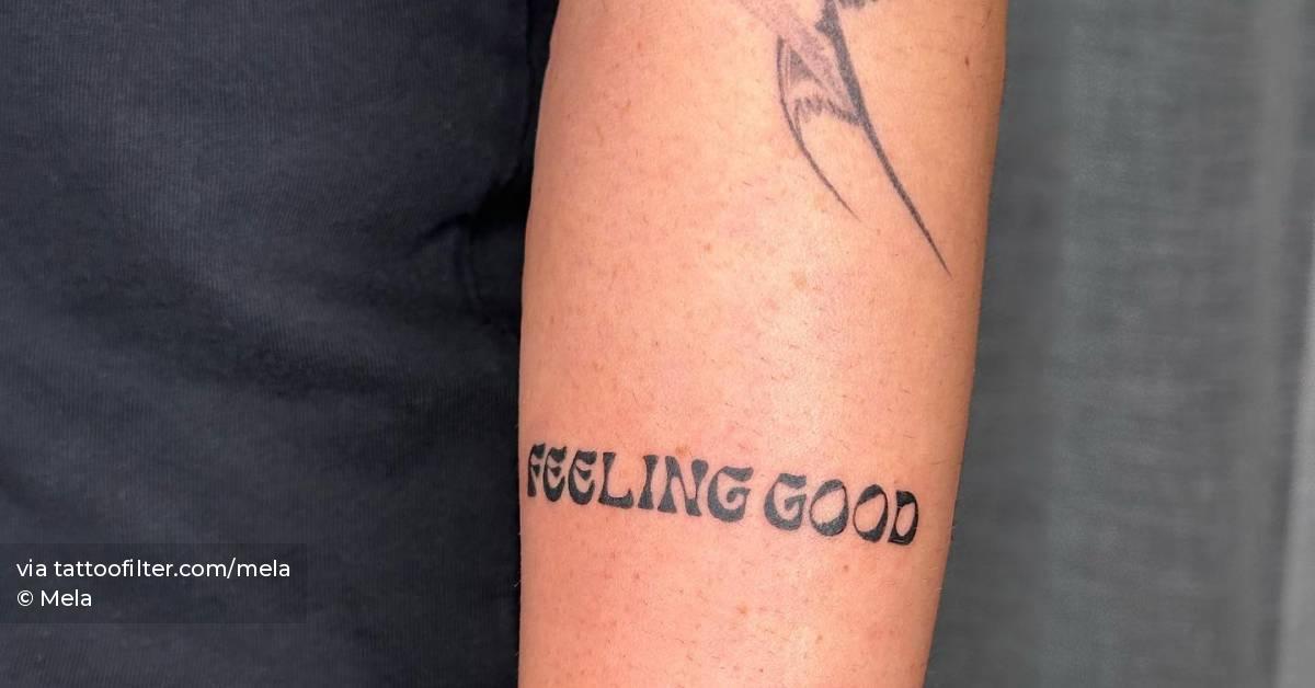 feeling goooooooood.