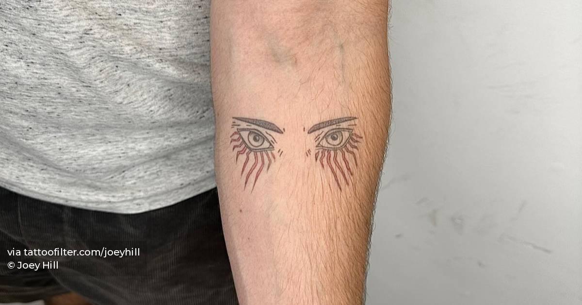 Healed Attack on Titan tattoo located on the inner