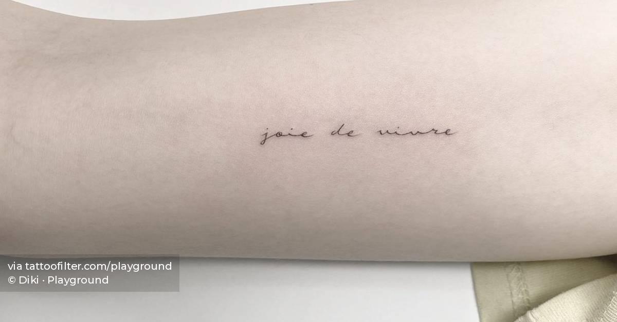 Cursive french tattoos - Bronctattooaus.com