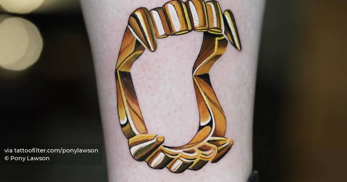 Gold Tooth Tattoos