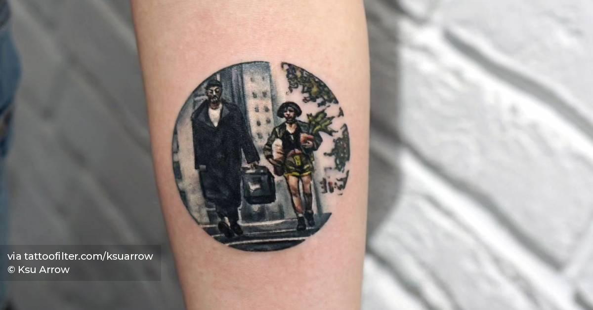 'Leon: The Professional' tattoo located on the inner