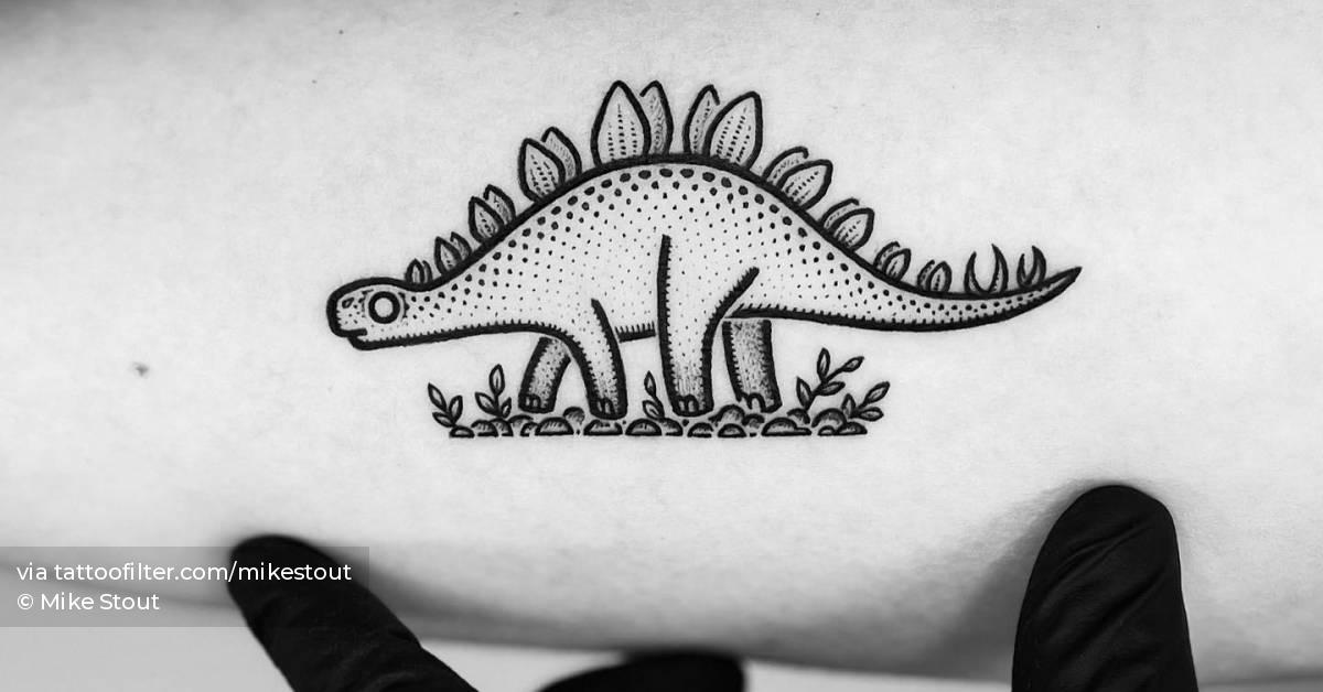 'The Stegosaurus Sidewalk'.