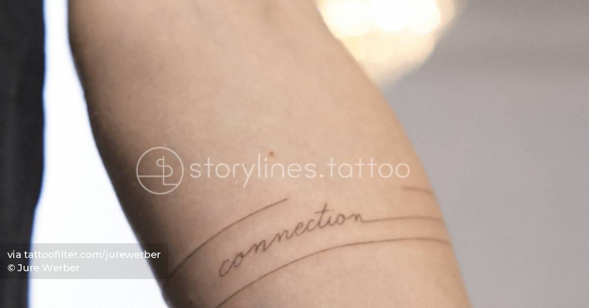 Fineline connection armband.