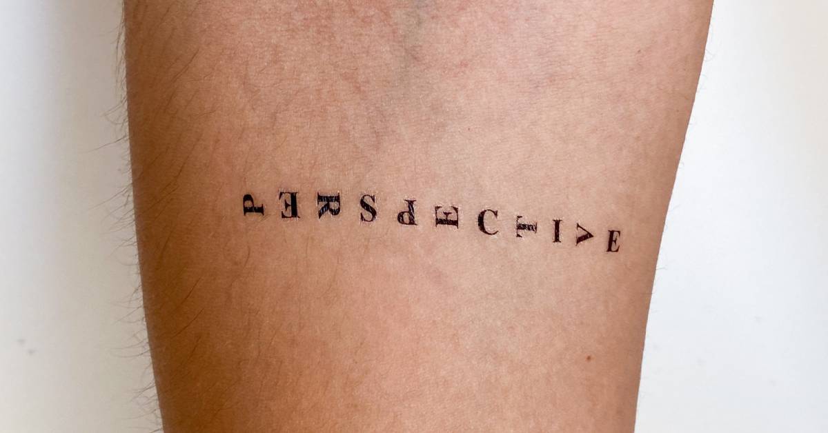 Forearm Perspective Tattoos 48 Geometric Tattoo Designs | Benson