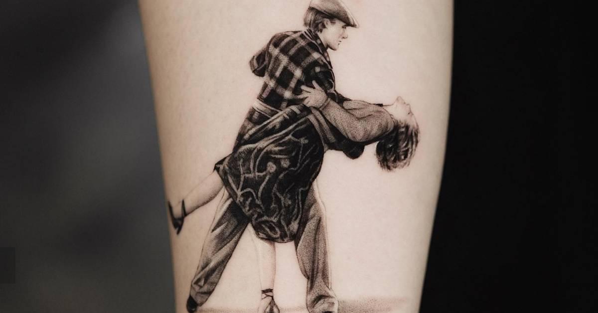 'The Notebook' tattoo located on the inner forearm.