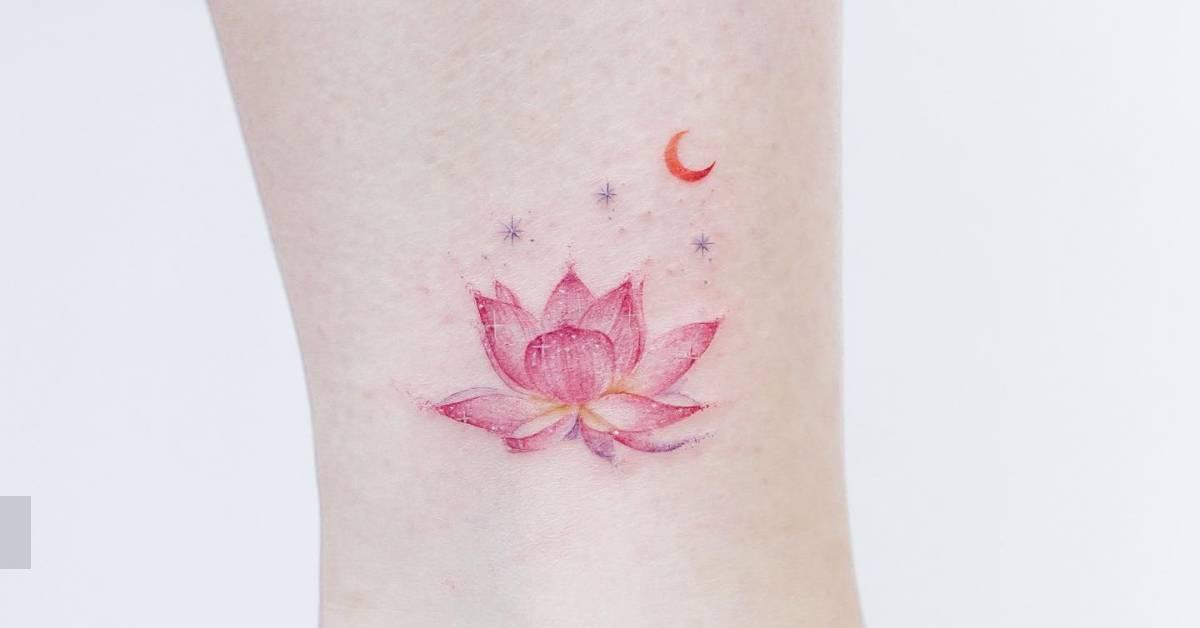 Lotus Flower Tumblr Tattoo