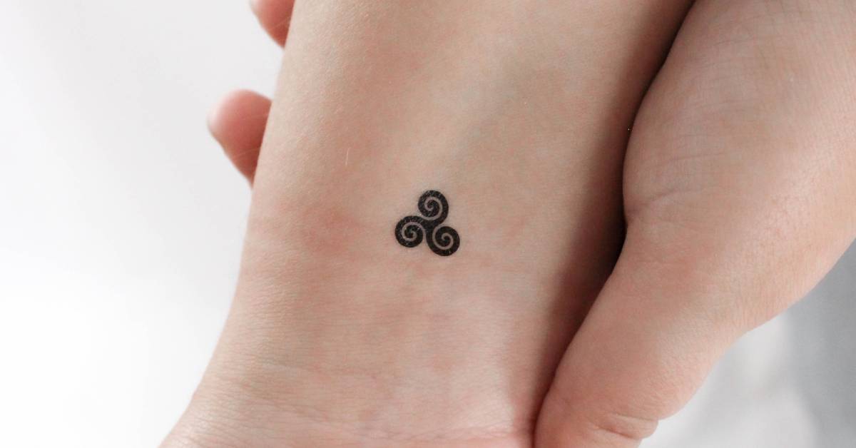 Celtic Triskele Tattoos Triskelion Celtic Symbol In Tattoo Tribal