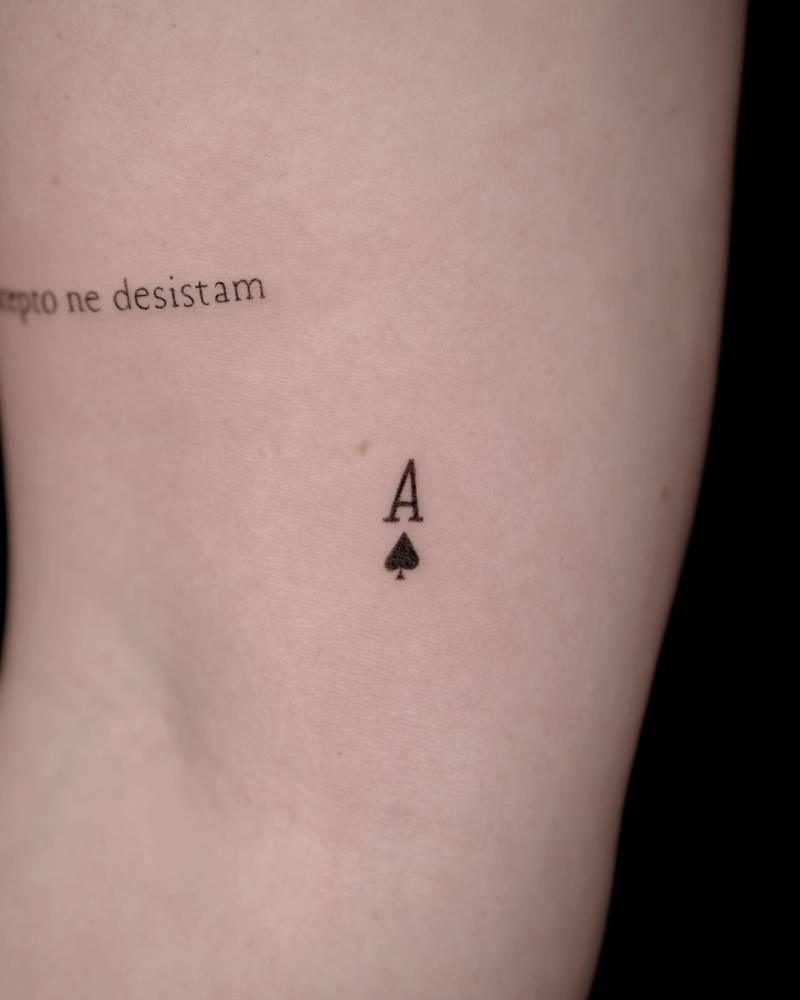 Ace Symbol Tattoo
