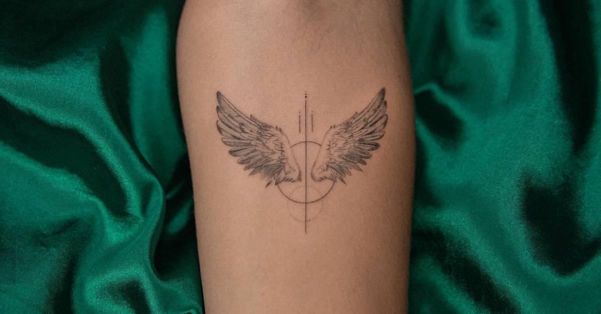 Wings Tattoo Arm Small