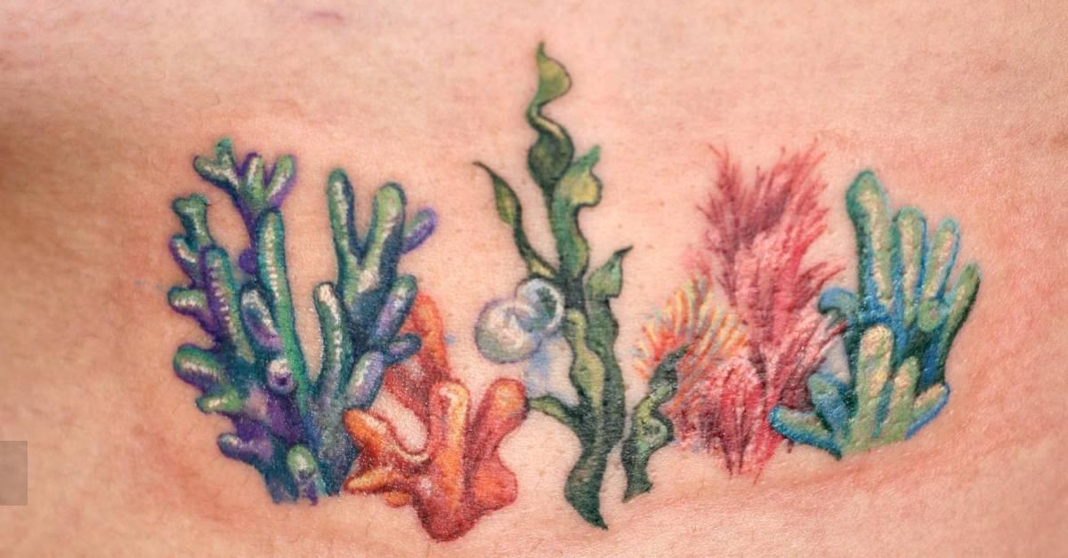 Ocean Coral Tattoos Beach, Coral, Ocean, Red Icon Download On