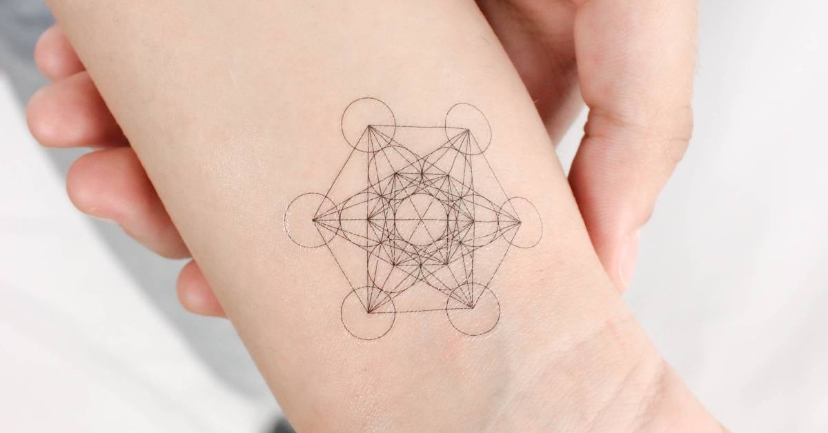 Metatron Cubo Tattoos 181 Tattooz Studio, Nashik | In Sacred Geometry,