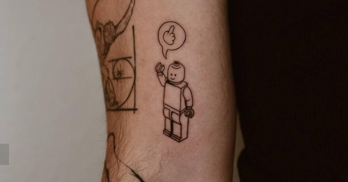 Lego Man Tattoos