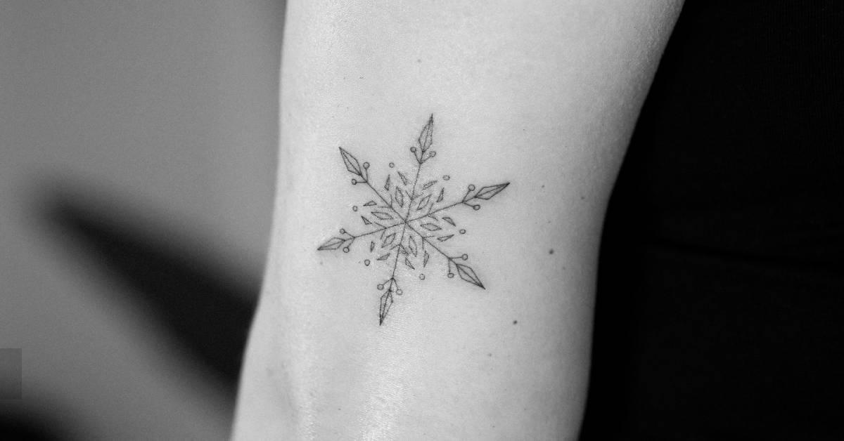 Grey Snowflake Tattoos 40 Snowflake Tattoos | Tattoofanblog