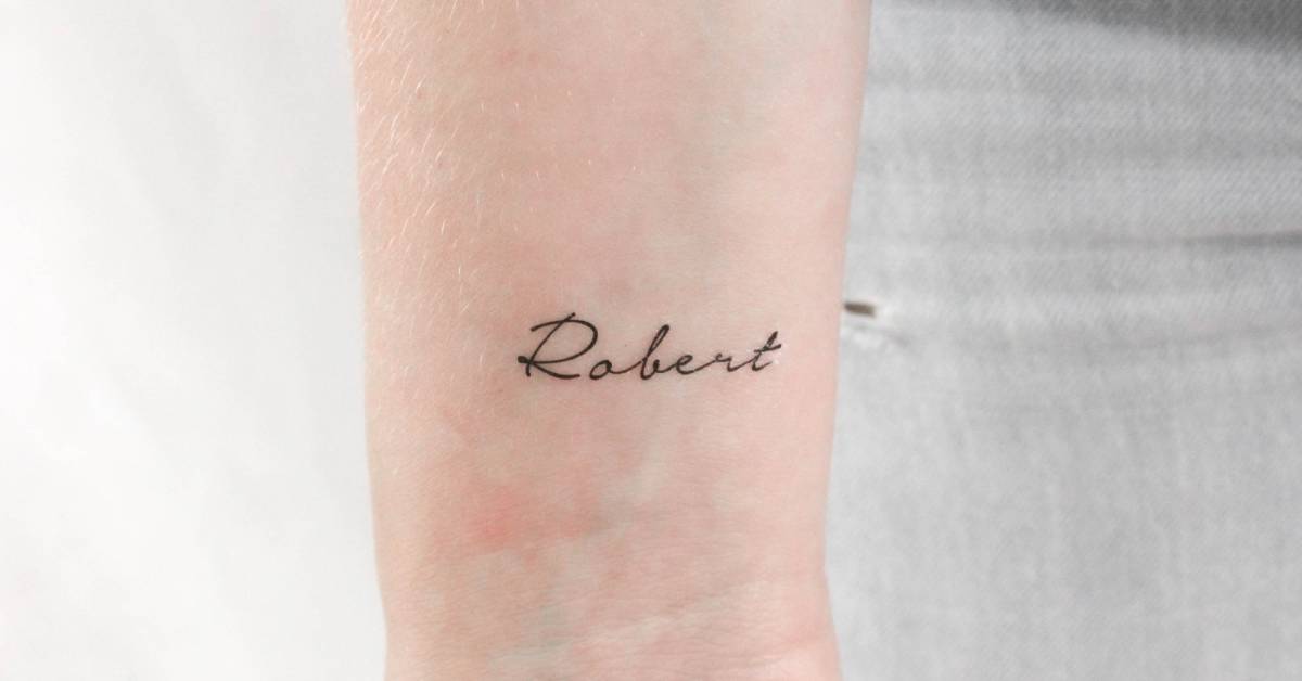 Robert Name Tattoo Generator Cursive 15 Clever Cover Up Ideas For Your