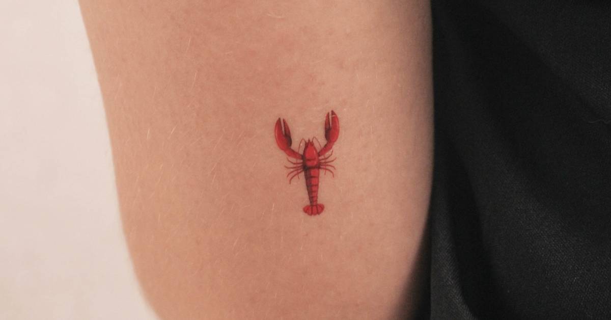 Red Lobster Tattoos Lobster Done At @LEATHERLANETATTOO #london