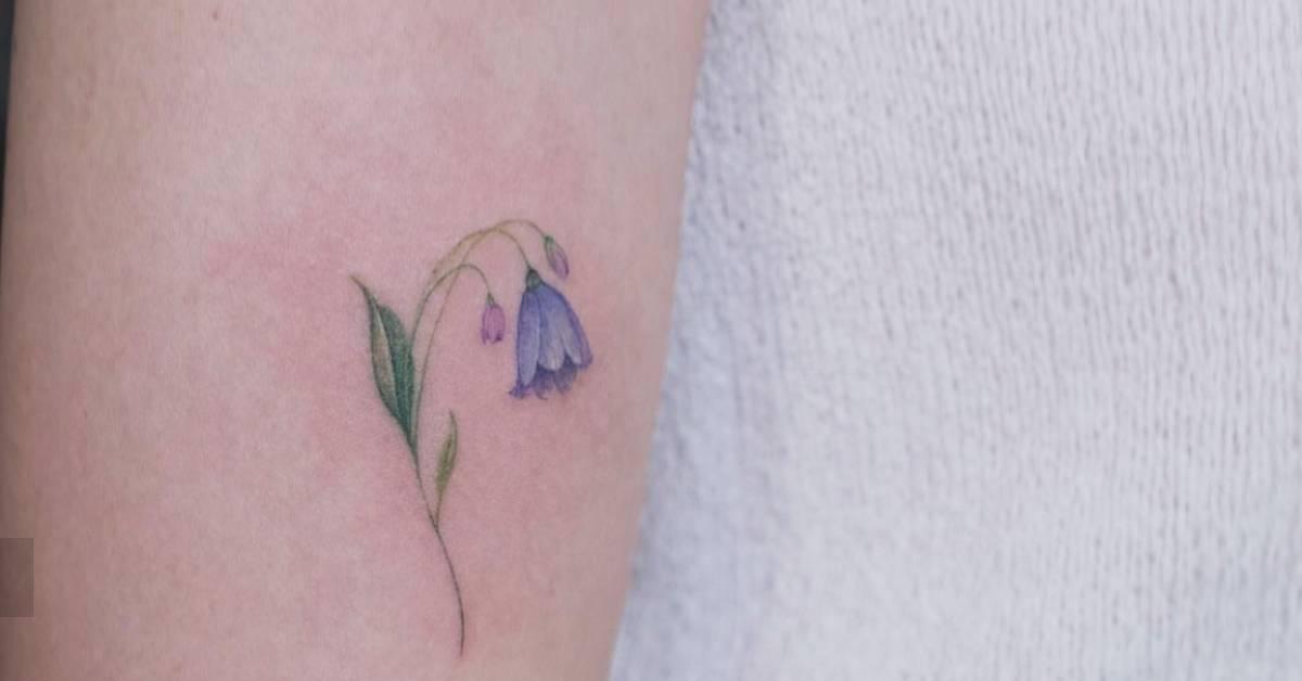 Small Bluebell Tattoos Sasha Vorobiova⋅tattoo Artist