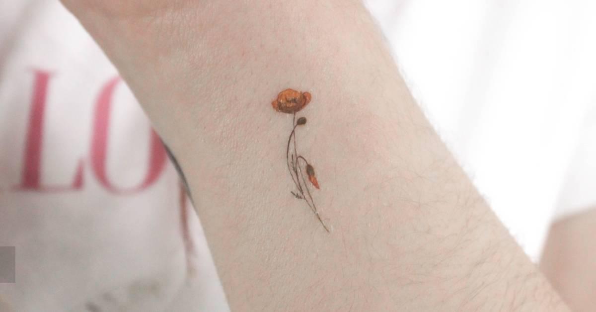 Small California Poppy By Lena Fedchenko Temporary