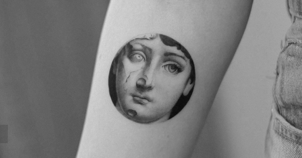 Fornasetti's Tema e Variazioni 378 Tattooed on the