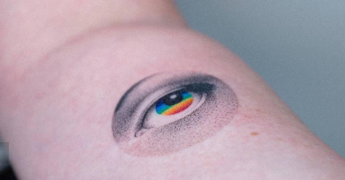 Hand poked 'Fornasetti Tema e Variazoni 248' tattoo