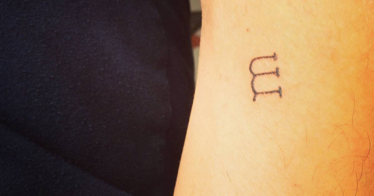 "Machine free tattoo."