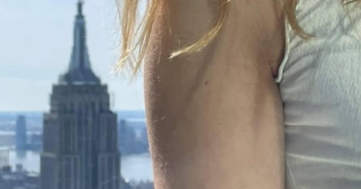 Healed "inner bloom" lettering tattoo handwritten on