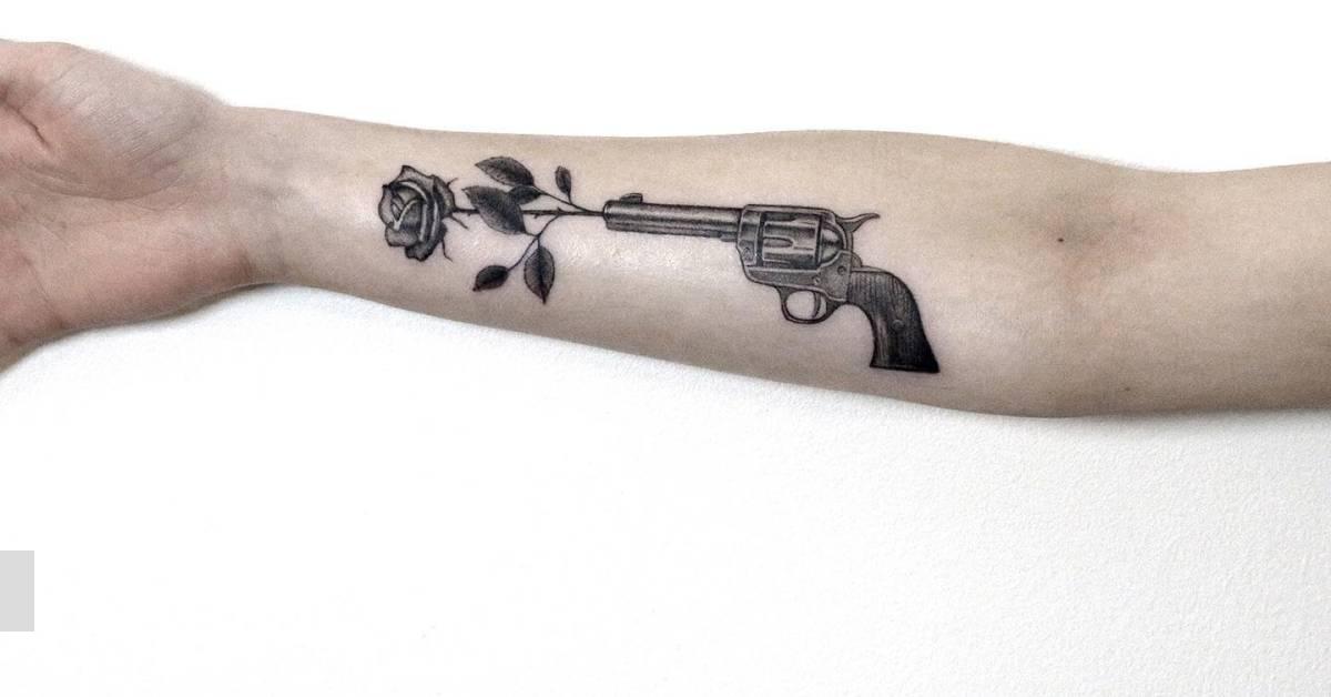 Flower Pistol Tattoos