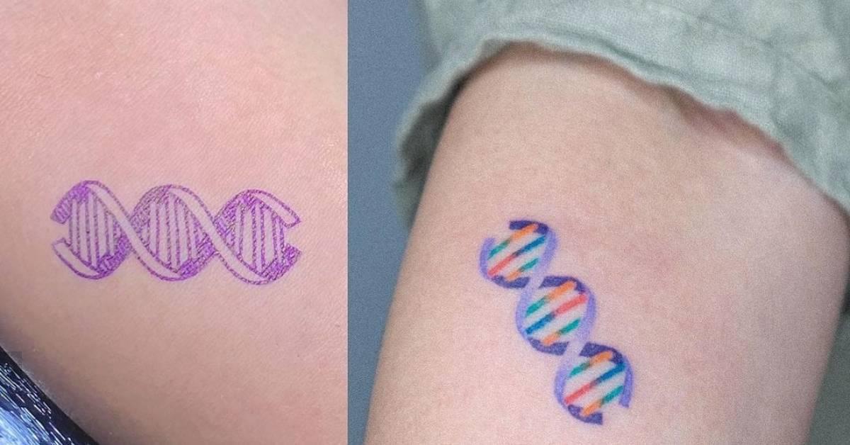 Small dna tattoo | Orangetattooshop.com