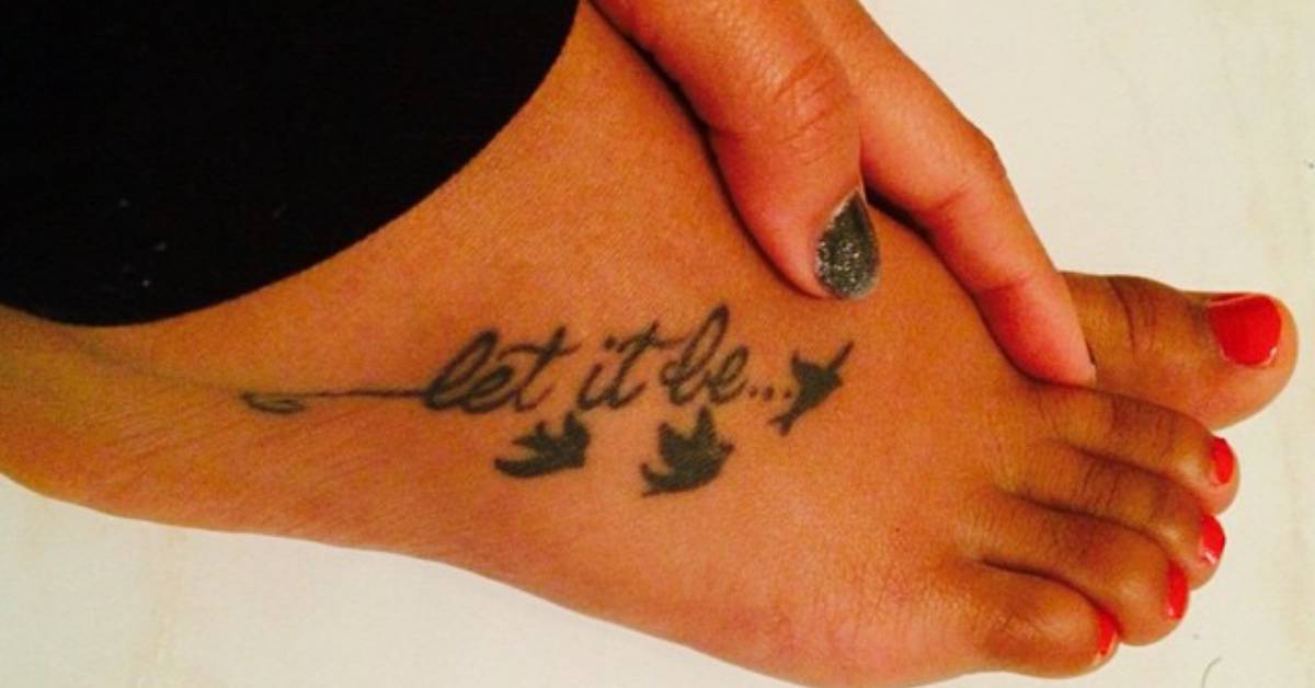 Foot Tattoos Tumblr Quotes JoJo Levesque's Stars Foot Tattoo | Steal