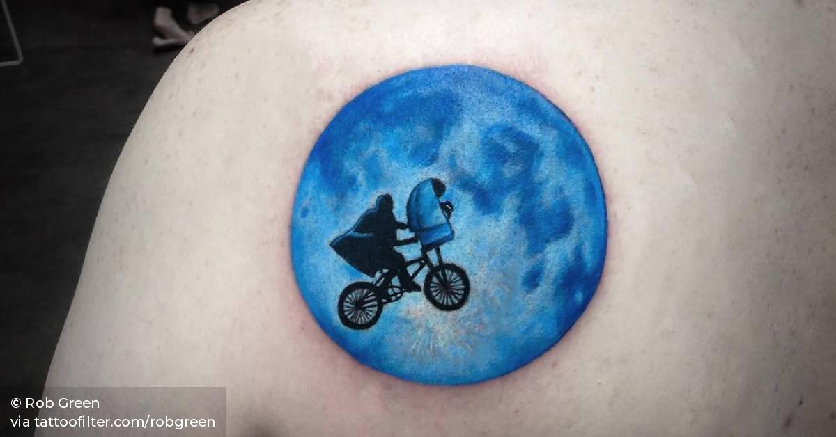 Illustrative style E.T. The Extra-Terrestrial inspired